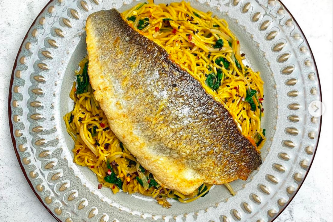 Super Easy Sea Bass & Soy Noodles | Seafood By Sykes