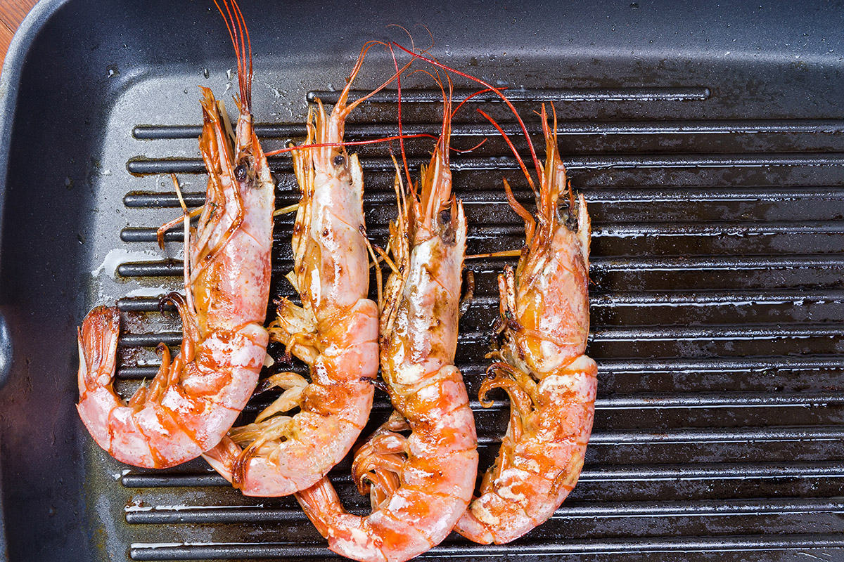 Smoky Paprika Argentinian Red Prawns with Almonds | Seafood By Sykes