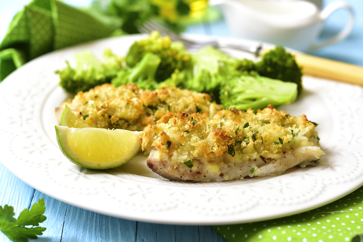Gratinated Loin of Cod with Garlic and Parsley | Seafood By Sykes