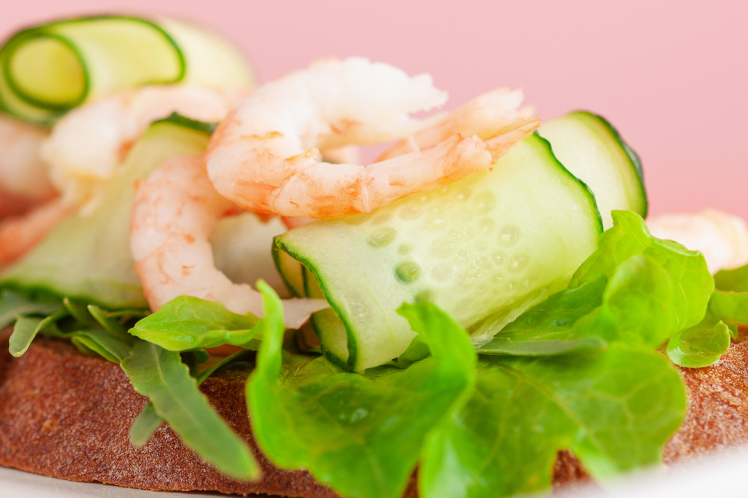 Danish Prawn Smorrebrod with fresh Lemon Vinaigrette | Seafood By Sykes